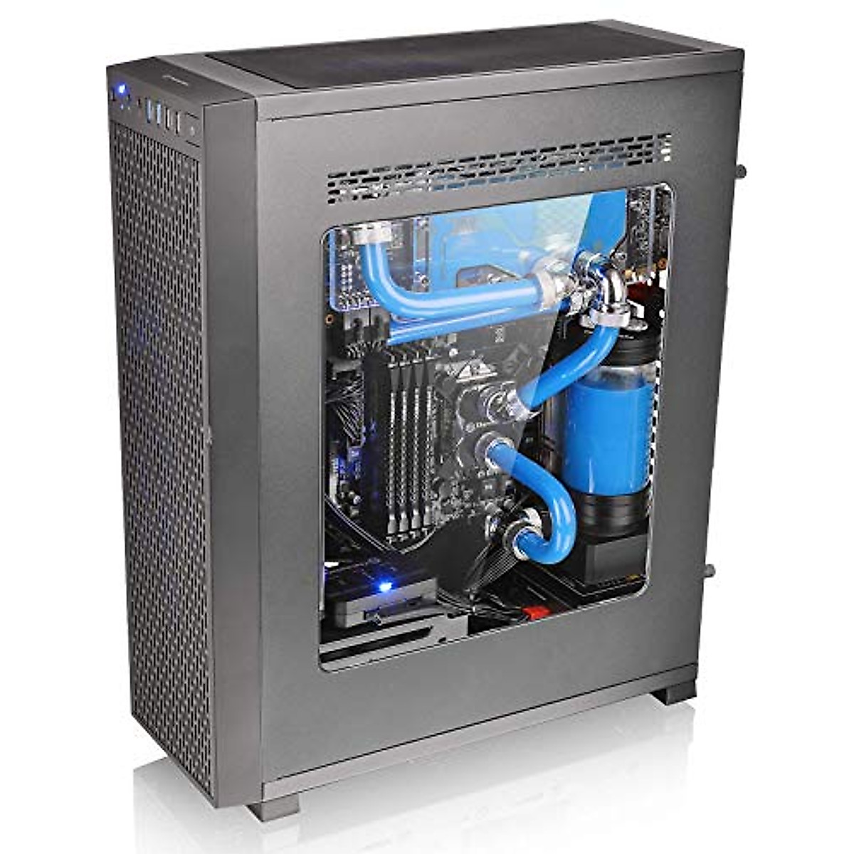 Thermaltake Core G3 Black Slim Small Form Factor ATX Perforated Metal Front and Top Panel Gaming Computer Case 2.0 Edition with Two 120mm Front Fan Pre-Installed CA-1G6-00S1WN-A0
