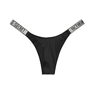 Victoria's Secret Women's Thong Underwear, Women's Panties, Very Sexy Collection Black (M)