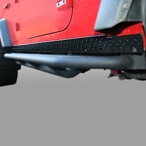 Rugged Ridge 11651.06 Body Armor Kit, Rocker Side Panels; 07-18 Jeep Wrangler JK, 2 Door , Black