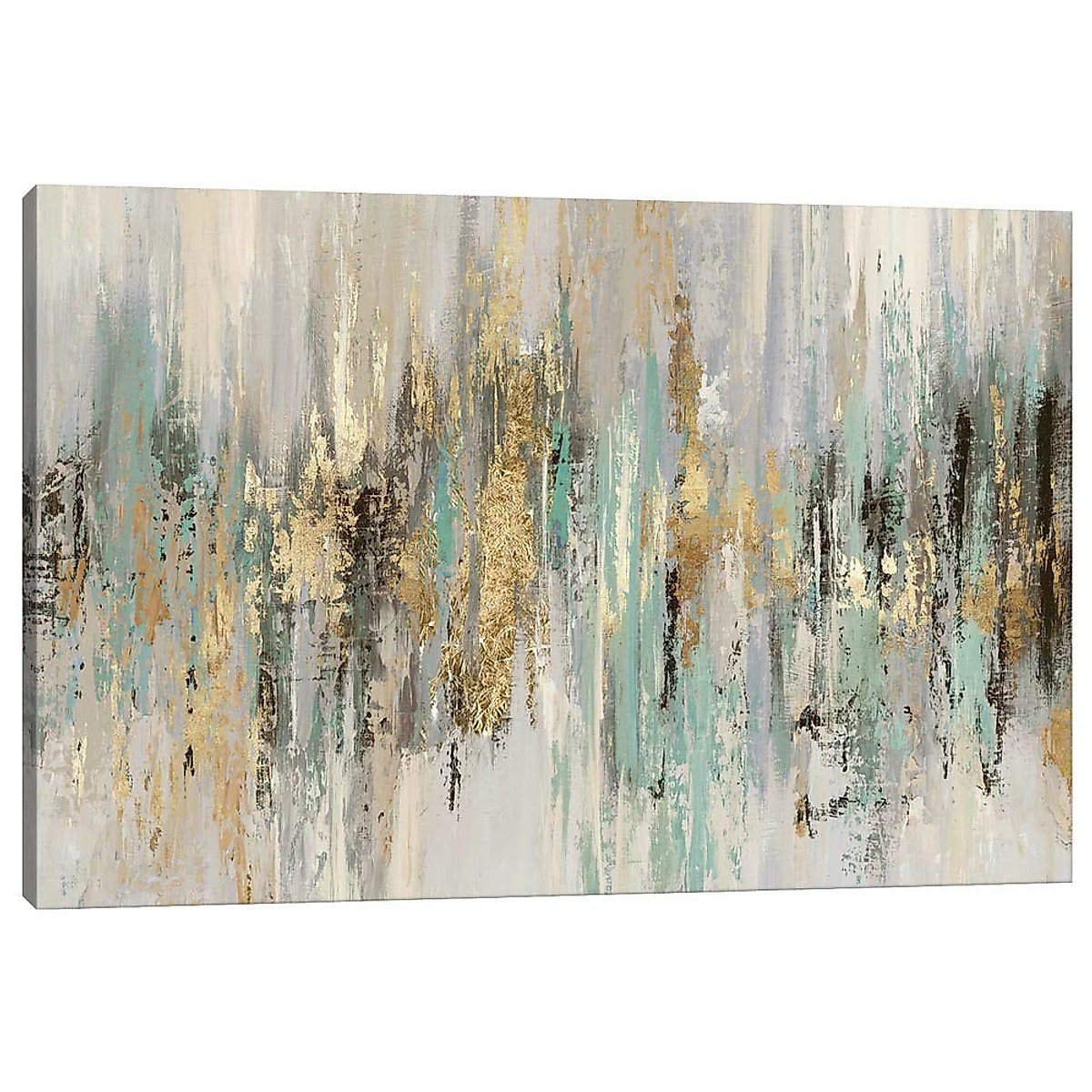 iCanvas TOR189 Dripping Gold I Canvas Print by Tom Reeves, 18" x 26" x 1.5" Depth Gallery Wrapped