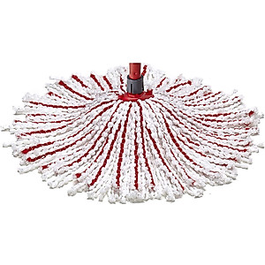 Vileda SuperMocio Box with Bow 3Action XL and Two Microfibre Bows and Power, Plastic/Microfiber, Red