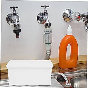 NOLITOY Box Sheet laundry storage box containers for organizing Laundry Room Bucket Laundry Holder laundry powder bin plastic drawers iron washing powder bucket white