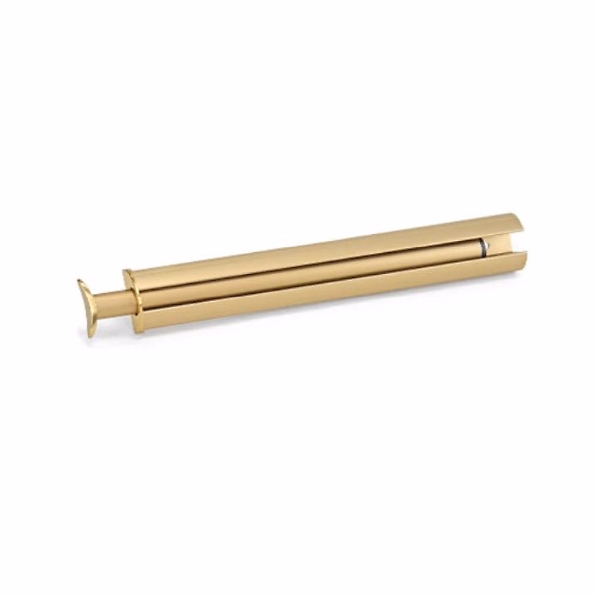 TAG Hardware Premium 11 3/4 Inch Long Pullout Closet Wardrobe Valet Rod (Matte Gold)