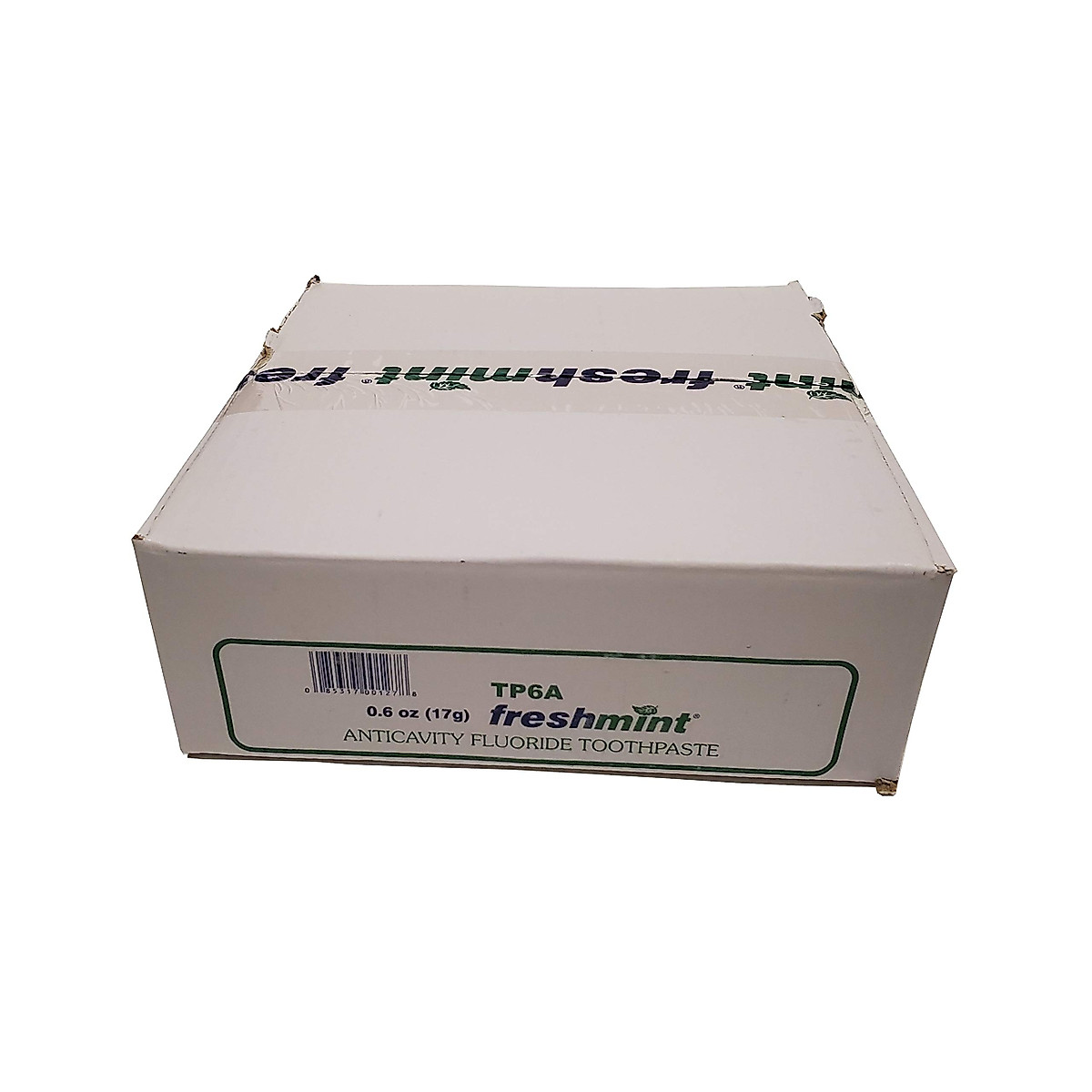 144 Tubes of Freshmint® 0.6 oz. Anticavity Fluoride Toothpaste, Metallic Tube, Tubes do not Have Individual Boxes for Extra Savings, Travel Size
