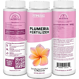 Plumeria Fertilizer for All Frangipani and Tropical Plants, Liquid Plant Food 8 oz (250mL)