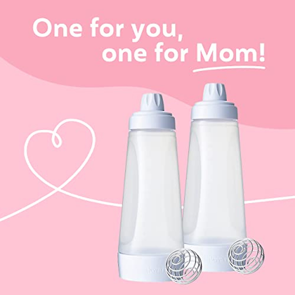 Whiskware Pancake Batter Dispenser and Mixer with BlenderBall Wire Whisk for Cupcakes, Muffins, Crepes, and more