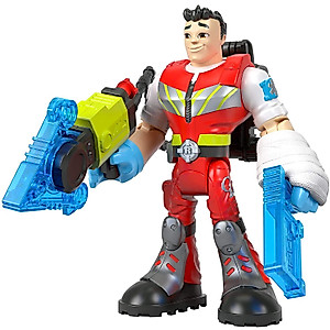 Fisher-Price Rescue Heroes Reed Vitals, 6-Inch Figure with Accessories