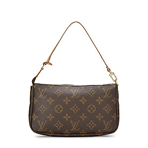 Louis Vuitton, Pre-Loved Monogram Canvas Pochette Accessoires, Brown