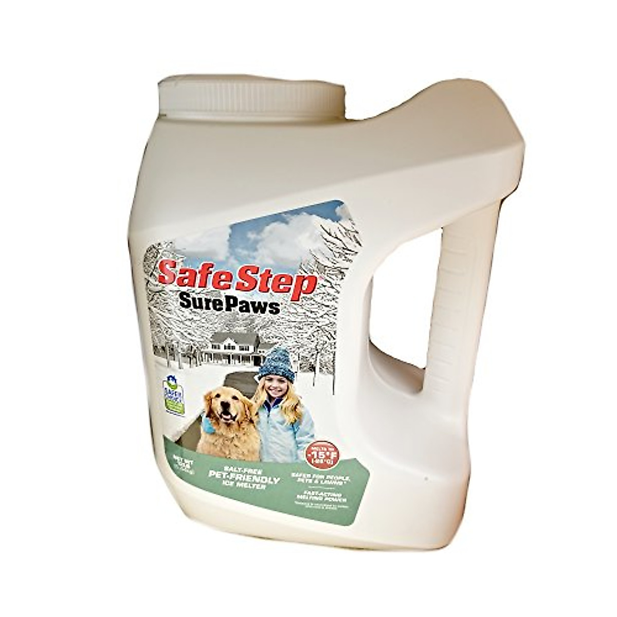 Safe Step Sure Paws Pet-Friendly Ice Melt 100% Natural - 12 lb. Jug