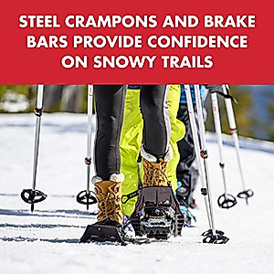 MSR Evo Trail Snowshoes, 22 Inch Pair, Midnight