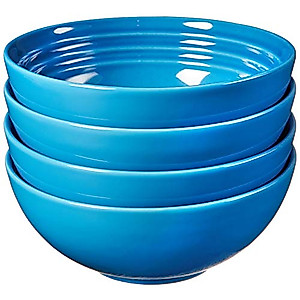 Le Creuset Stoneware Set of 4 Soup Bowls, 22 oz. (6.25") each, Marseille