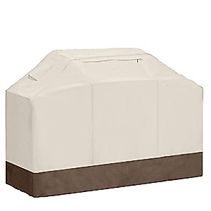 PHI VILLA 65" L x 24" D x 49" H Outdoor BBQ Grill Cover with Weather Resistant Fabric, Large Grill Cover Heavy Duty, Rip-Proof,UV-Resistant Medium