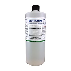 Dilute Solution of Sodium Hydroxide 0.1000 Molar (0.1000 Normal) | 1 Quart (950 mL)