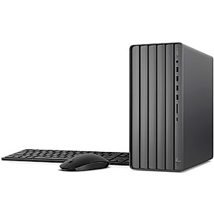 HP 2022 Newest Envy Desktop, Intel Core i5-10400 Processor, Intel UHD Graphics 630, 16GB RAM, 512GB PCIe SSD + 1TB HDD, Wi-Fi, Bluetooth, USB Type-C, HDMI, VGA, Windows 11 Home, Grey