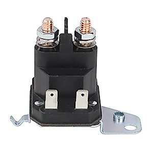 Starter Solenoid 12V 100A 4 Terminals Replacement for Cub Cadet 725-06153A Craftsman 532192507 Trombetta 862-1241-211-12 MTD Lawn Mower Tractors 762-1261-211-51 762-1261-211-50