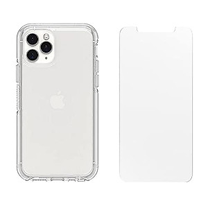 OtterBox Symmetry Clear Series Case for iPhone 11 Pro & iPhone X/Xs with Alpha Glass Screen Protector Bundle - Bundle Packaging - Clear