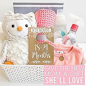 6 Hanger Dividers Baby Closet Size Dividers - Rustic Baby Closet Dividers, Baby Closet Organizer For Nursery Organization, Baby Essentials For Newborn Essentials, Nursery Closet Dividers Girl or Boy