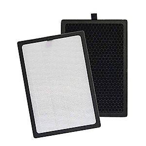 PUREBURG AirMax 8L True HEPA Replacement Filter Set Compatible with Okaysou AirMax 8L Air Purifier,H13 4-Stage Filtration Activated carbon Air Clean Dust VOCs Odor,1-Pack