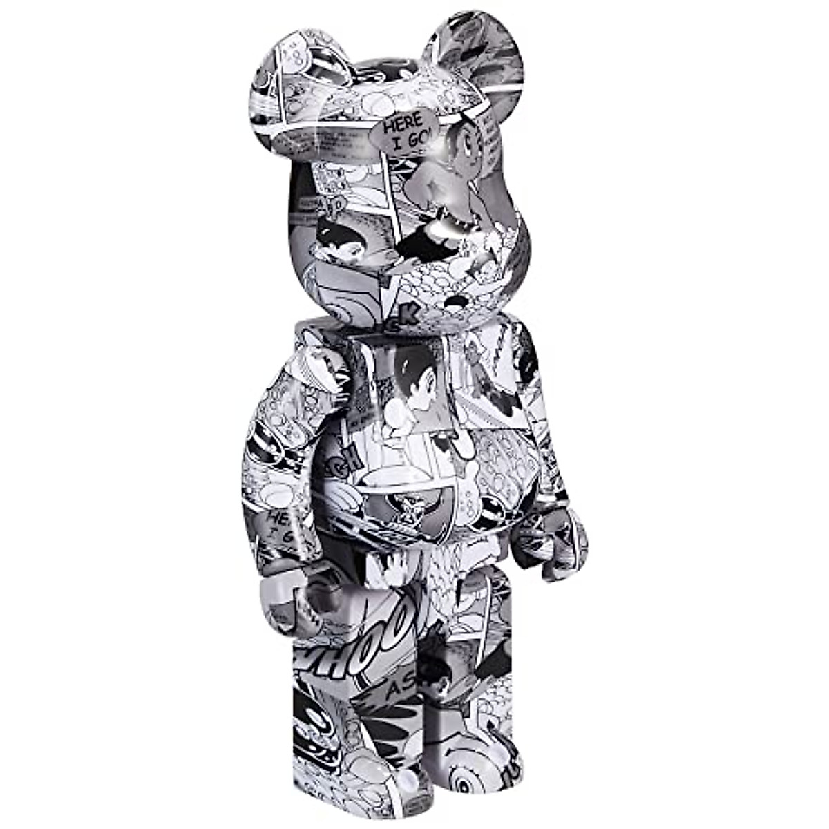 Hung Hing Toys TZKH-001 Astro Boy Comic Camouflage Pattern bearbrick 400% & 100%