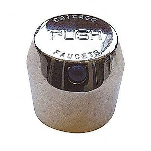 Chicago Faucets MVP Push Button Handle - 665-PSHJKCP
