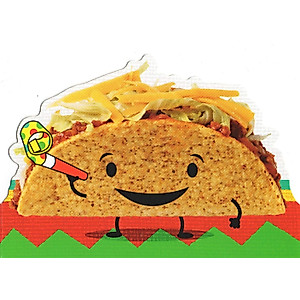 Heartline by Hallmark Funny Happy Birthday Card (Taco About)
