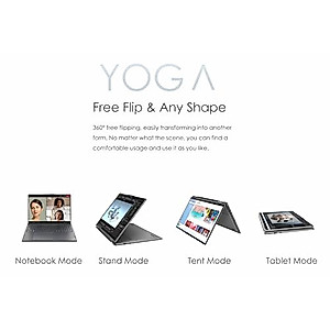 Lenovo Yoga 7I 2-in-1 16" 16:10 2.5K 400Nits Touch Laptop, Intel 12-Core i5 1240P Evo, 2X Thunderbolt 4, Wi Fi 6, Backlit KB, Fingerprint Reader, Win11 (8GB RAM | 1TB PCIe SSD)