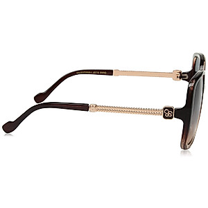 Jessica Simpson Women's J5715 Oversized Square Sunglasses with Metal Temple and UV400 Protection - Glamorous Sunglasses for Women, 65mm