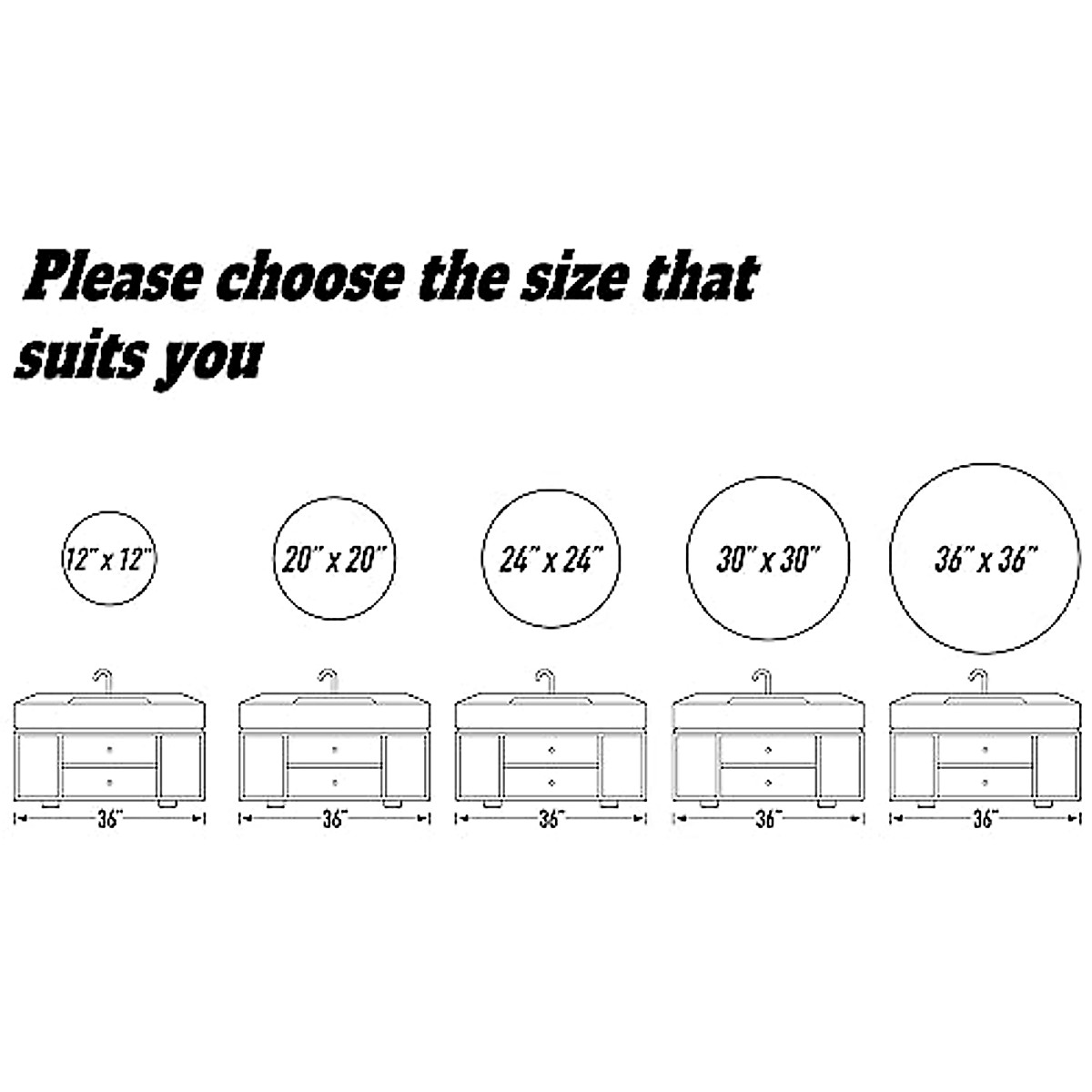 SCWF-GZ 2 Packs of 12" Round Mirror Circle Wall Mounted Hanging or Against Wall Metal Frame Dressing Make-up Mirrors for Entryway Bedroom Bathroom Living Room 12 inch Gold Small