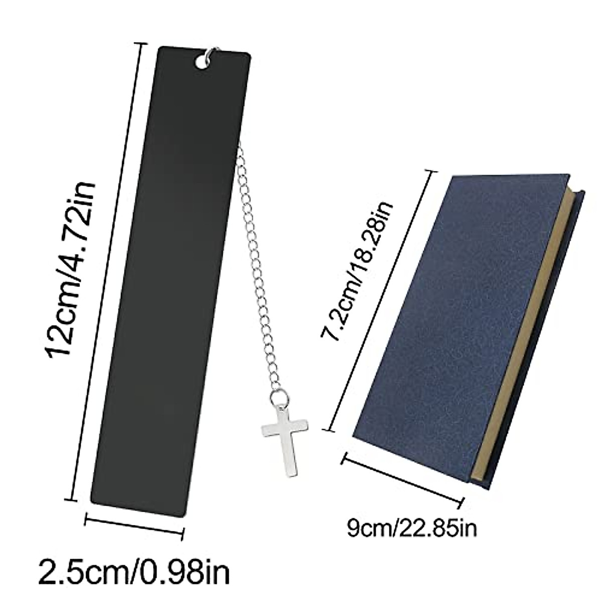 Personalized Bookmarks- Metal Custom Bookmarks Engraved Photo Text- Stainless Steel Customized Bookmark for Men Women Kids,Teachers,Students,Book Lovers Gifts for Valentine's Day,Birthday