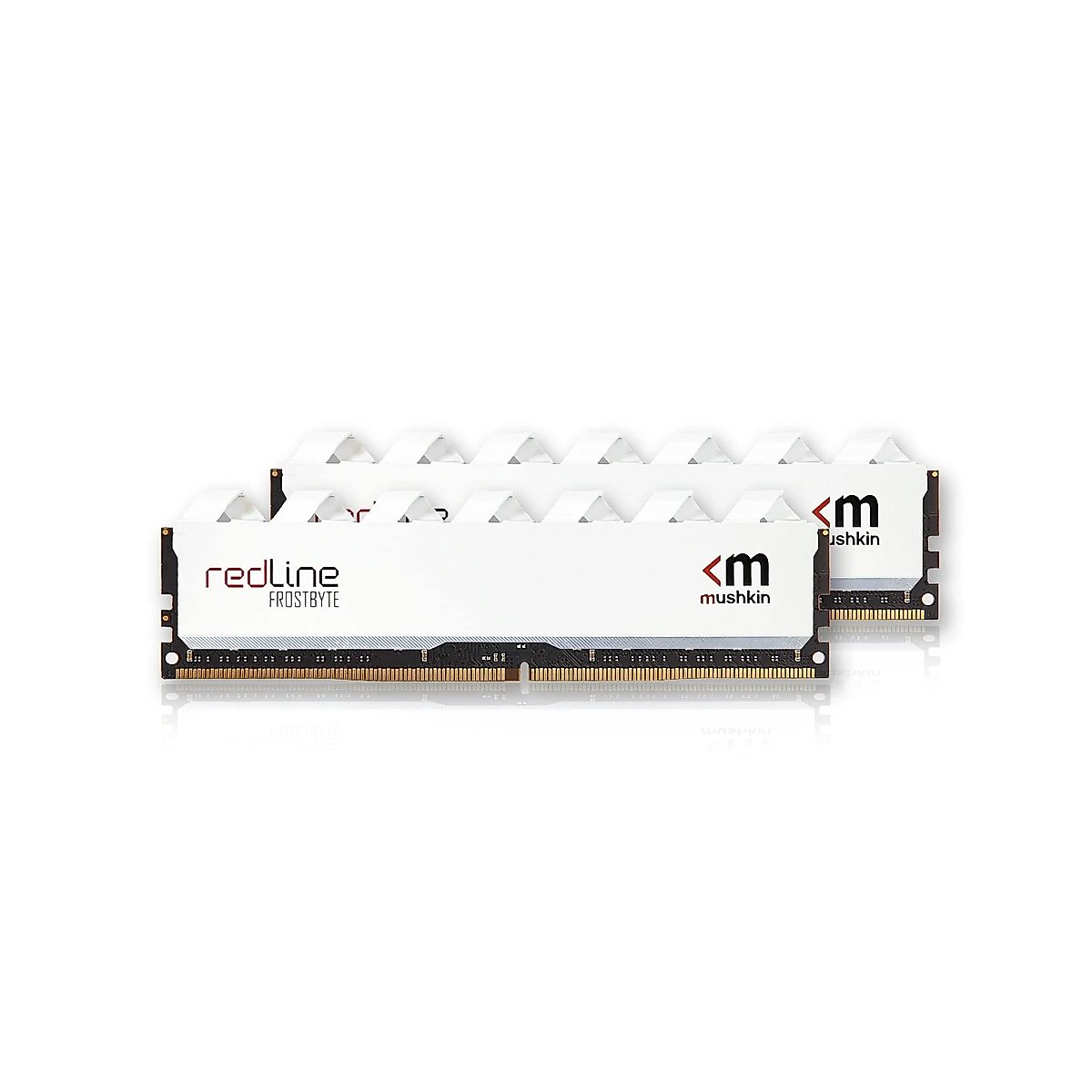 Mushkin Redline White - DDR4 UDIMM - 64GB (2x32GB) 3200MHz CL-14-288-pin1.4V Desktop Ram - Non-ECC - Dual Channel - FROSTBYTE Heatsink (MRD4U320EJJP32GX2)