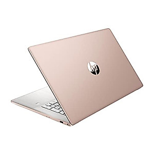 2021 Newest HP Pavilion 17 Laptop, 17.3" HD+ Touchscreen Screen, AMD Ryzen 3 5300U(Beats i7-8265U), 32 GB RAM, 1TB PCIe NVMe SSD, Long Battery Life, Webcam, Mics, WiFi, Windows 10 Home, Rose Gold