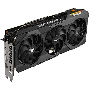 ASUS TUF Gaming NVIDIA GeForce RTX 3080 Graphics Card (PCIe 4.0, 10GB GDDR6X, HDMI 2.1, DisplayPort 1.4a, Dual Ball Fan Bearings, Military-Grade Certification, GPU Tweak II) (Renewed)