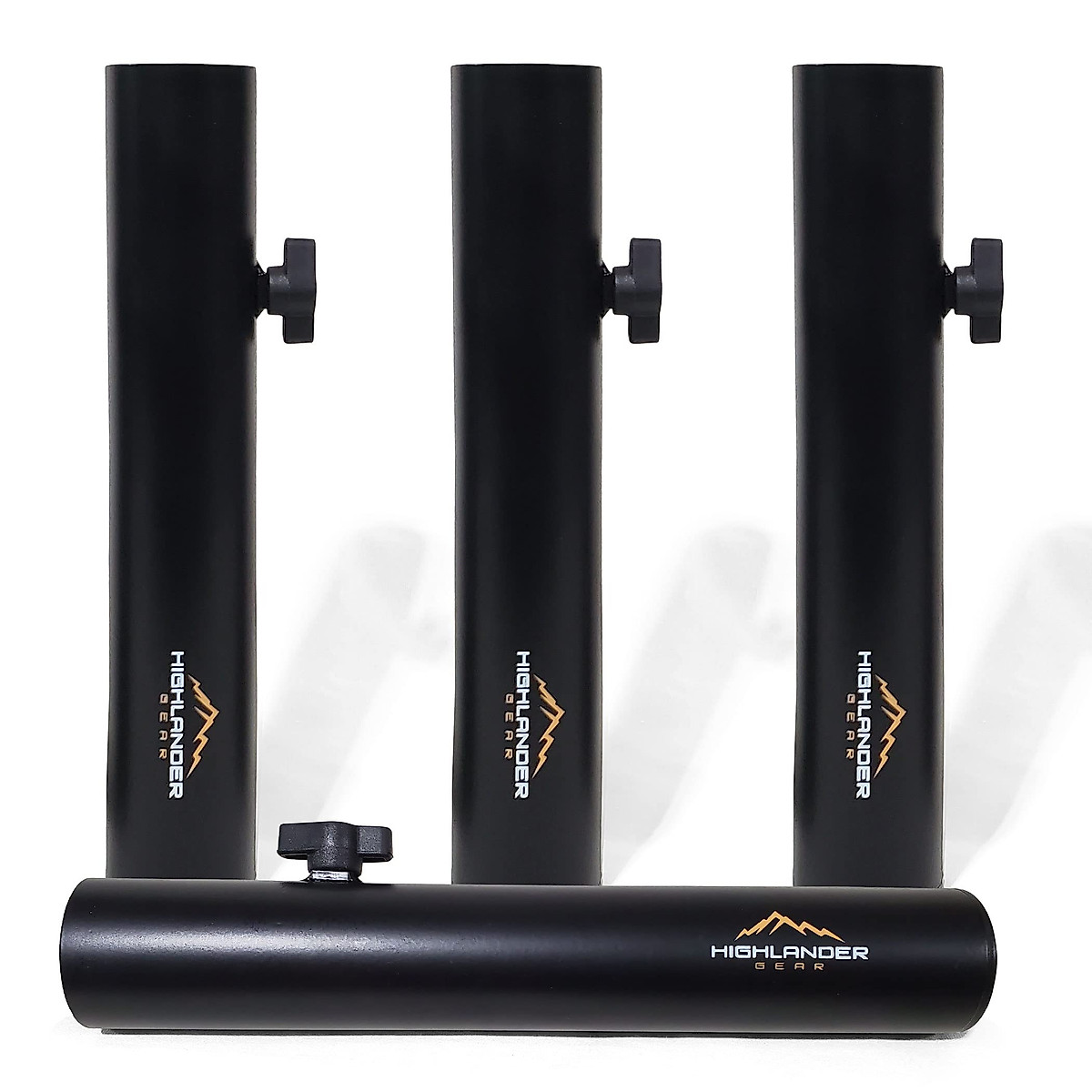 Highlander Camp Chef Leg Levelers, Camp Chef Stove Risers. Set of 4. Fits Most Round Leg Camp Stoves.