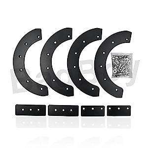 Braveboy 302565MA 302565 Rubber Paddle Kit, Replacement for 20" 21" 22" Craftsman/Murray Noma /57121MA 1687312SM Snow Thrower Fits Model 536.88150 536.885213 536.881501 & More