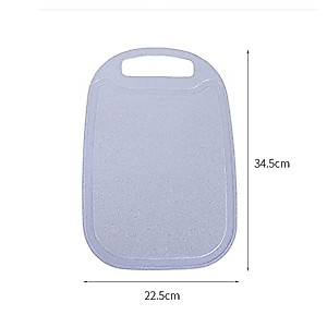 MMOOCO Chopping Board, Kitchen Chopping Handle Tool Household Wooden Chopping Board Meat Deli Square Cooking Baking Vegetables Meat (Color : Green)