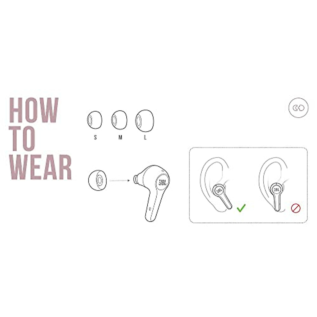 JBL Tune 215TWS True Wireless Earbud Headphones - Pure Bass Sound, Bluetooth, 25H Battery, Dual Connect (Black)