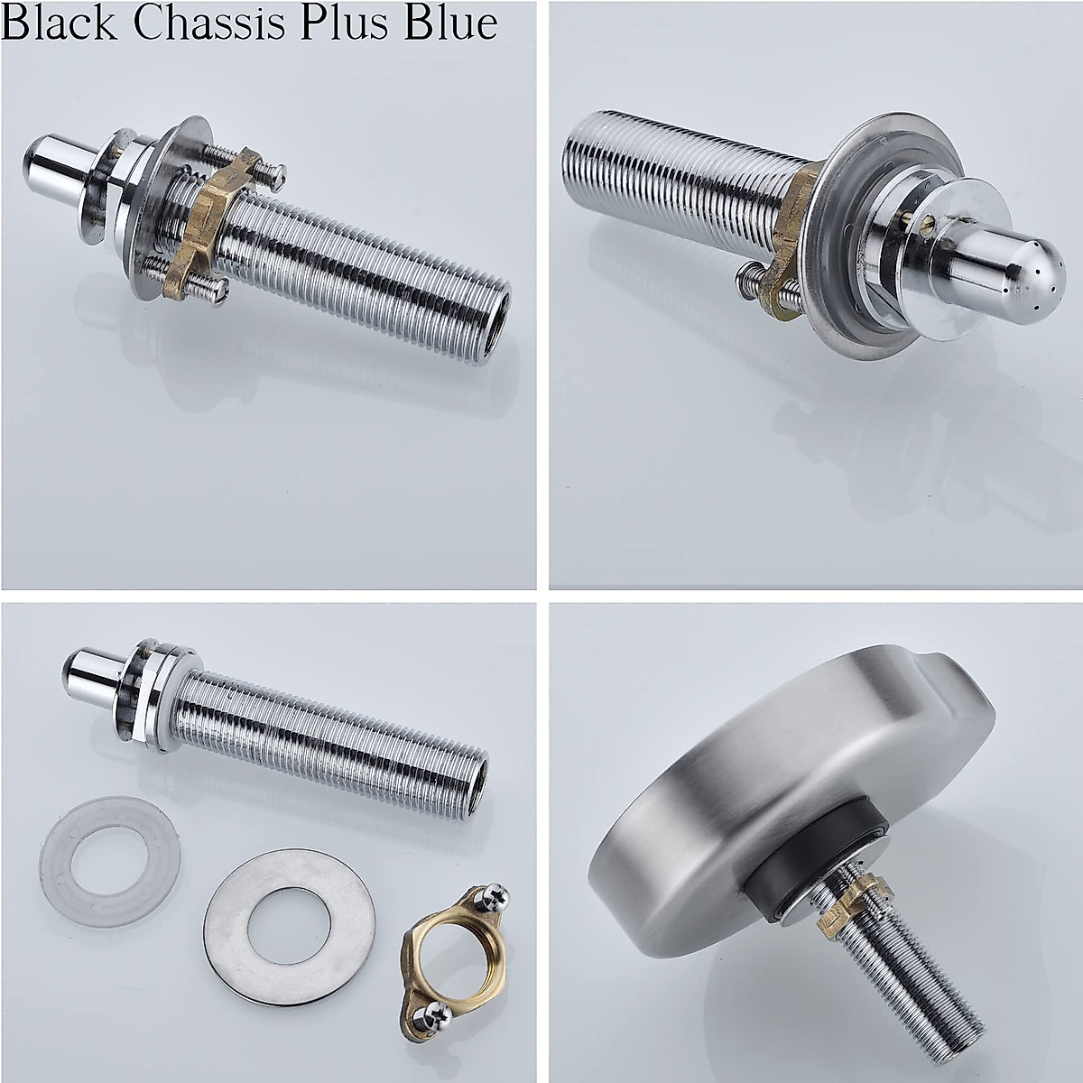 RANDOM Metal Kitchen Sink Glass Rinser,Faucet Glass Rinser for Kitchen Sinks,Bottle Washer,Kitchen Sink Accessories,Stainless Steel,Matte Black.