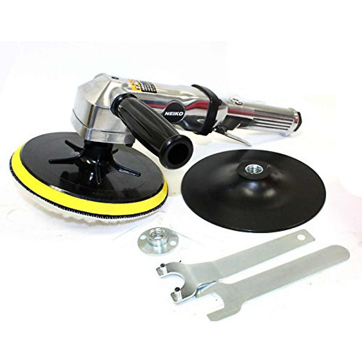 Vlastar Stainless Pneumatic Air Angle Polisher Buffer Variable Speed 1,500-2,600 RPM L89