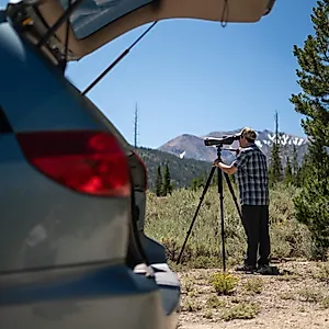 SLIK PRO 700SVH Aluminum Tripod with SVH-501 Compact Fluid Video Head for Mirrorless/DSLR Sony Nikon Canon Fuji Cameras and More - Black (613-352)