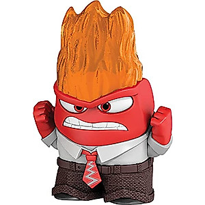 Mattel Disney and Pixar Inside Out Anger & Joy Action Figures, Posable Character in Signature Look, Collectible Toy Set