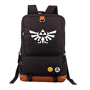 Mxcostume Game Backpack Large Capacity Luminous School Bag Cosplay Accessories (Logo)