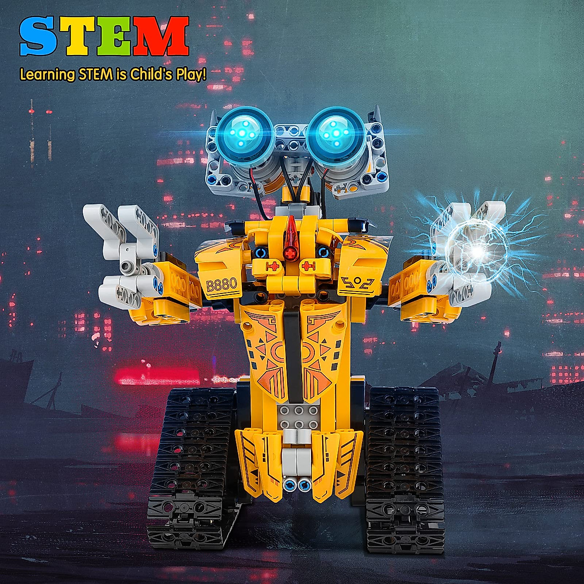 OASO STEM Projects for Kids Ages 8-12, Remote & APP Controlled Robot Building Toys Birthday Gifts for Boys and Girls (468 Pieces)