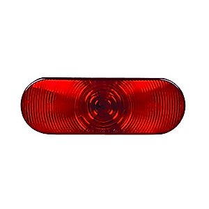 Optronics ST70RS 6" Oval Stop/Turn/Tail Light, Red