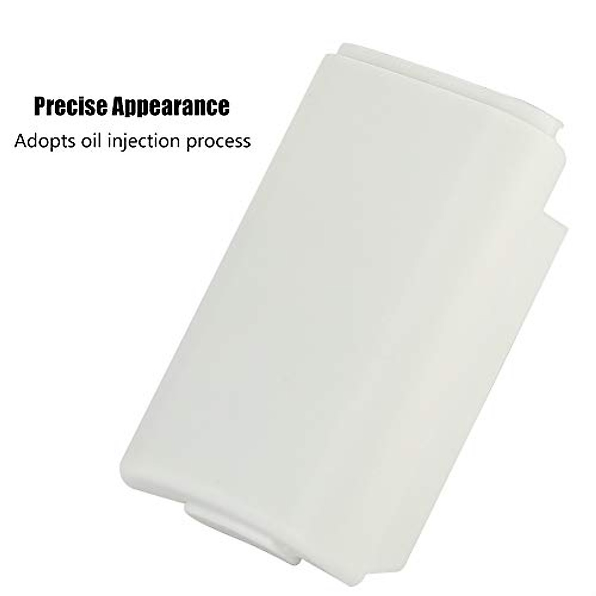 Battery Cover, Replacement Universal Oil Injection Process 5 PCS Easy to Install Anti-Abrasion Shell Case Cover Kit for Game Controller(White)