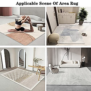 SITUKGT Pink Gold Marble Area Rugs, Modern Light Luxury Dreamy Living Room Decor Rug Fluffy Soft Washable Breathable Durable for Hotel Home Decor Doormat Entrance Hall Yoga Room Patio 2ftx3ft