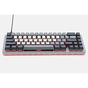 KPREPUBLIC teamwolf Stainless Steel MX Keycap Silver Color Metal keycap for Mechanical Keyboard Gaming Key Alpha Light Through Back lit (TeamWolf Alpha Key x1)
