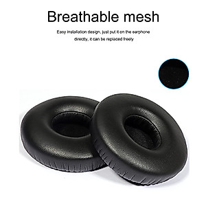 Replacement Earpads Ear Pads Ear Cushion Cover Compatible with JBL Synchros E40BT E40 T450 Headphones (Black)