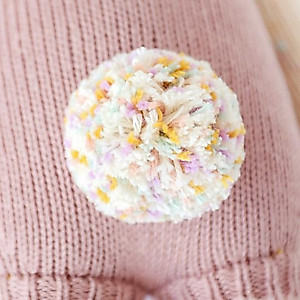 cuddle + kind Harper The Bunny Little 13" Hand-Knit Doll – 1 Doll = 10 Meals, Fair Trade, Heirloom Quality, Handcrafted in Peru, 100% Cotton Yarn