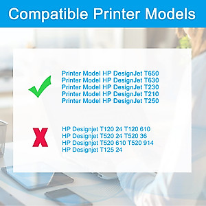 LCL Remanufactured Ink Cartridge Pigment Replacement for HP 712 712XL 80ML+3 * 29ML High Yield 3ED70A 3ED71A 3ED67A 3ED68A 3ED69A T650 T630 T250 T230 T210 (4-Pack Black, Cyan, Magenta, Yellow)