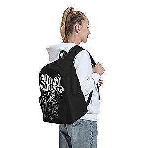 LIODFGLER ghost band logo unisex Lightweight backpack Traveling Backpack Multifunctional Cute Cool Lightweight Backpack Large Capacity